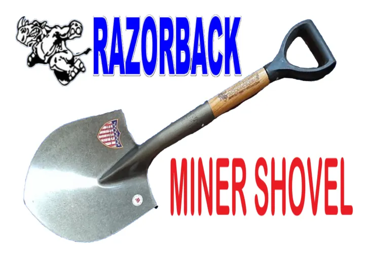 AMERICAN BICENTENNIAL "RAZORBACK" MINER ROUND POINT No.2 SHOVEL | Lazada PH