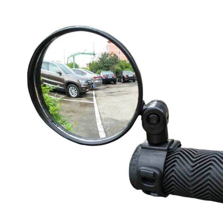 Universal Bicycle Rearview Mirror 360 Rotation Handlebar End Mirror ...