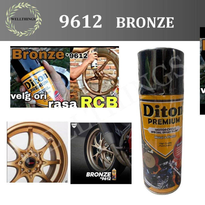 Cat Pilox Diton Premium BRONZE 9612 400cc warna Perunggu sepeda motor ...