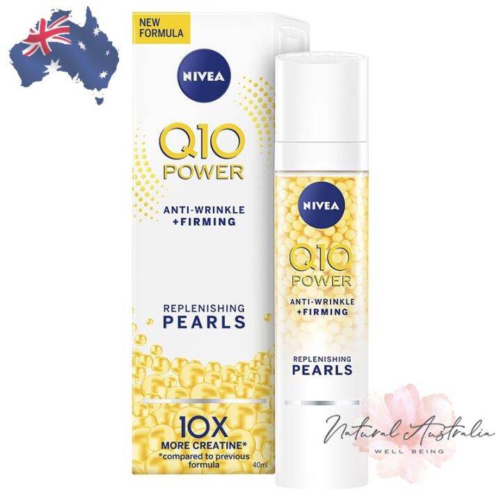 Nivea Visage Q10 Power Anti-Wrinkle Replenishing Pearls 40ml (BB DECEMBER 2021) | Lazada PH