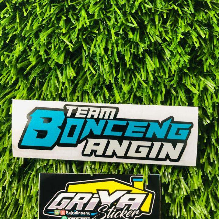 Stiker TEAM BONCENG ANGIN sticker jomblo bucin | Lazada Indonesia