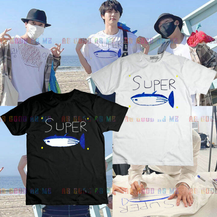 BTS Bulletproof Youth Team JIN Handdrawn Graffiti Korean Wave Men's and ...