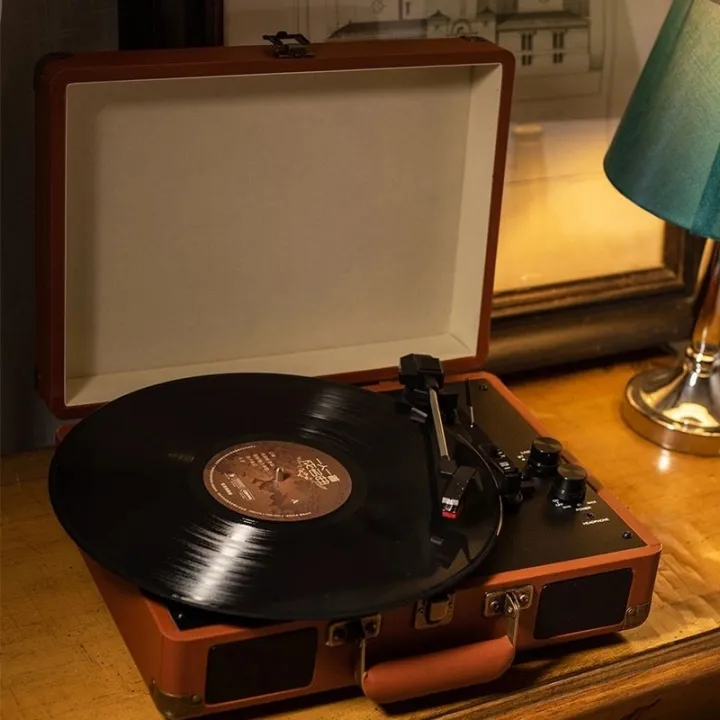 【Ready Stock】Turntable music player phonograph record player vinyl LP ...