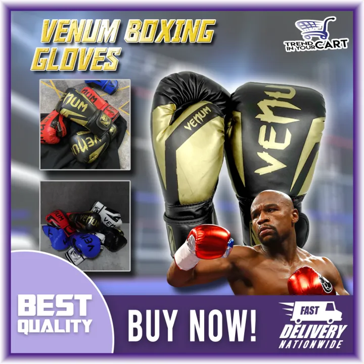 [COD] 12oz VENUMS Challenger 2.0 Professional Boxing Muay Thai Training ...