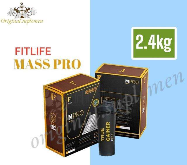 fitlife mpro 2.4 kg 40 serving masspro 2.4 kg mass gainer | Lazada ...