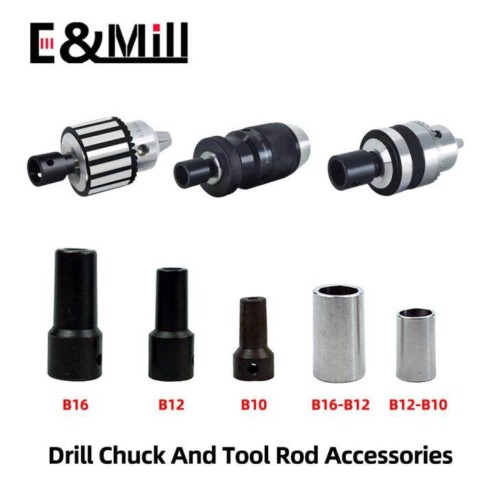 ความแข็งแรงสูงมอเตอร์เพลาแปลงแขน B10 B12 B16 เจาะ Chuck Diy เครื่องมือไฟฟ้า เจาะอะแดปเตอร์แขน ...