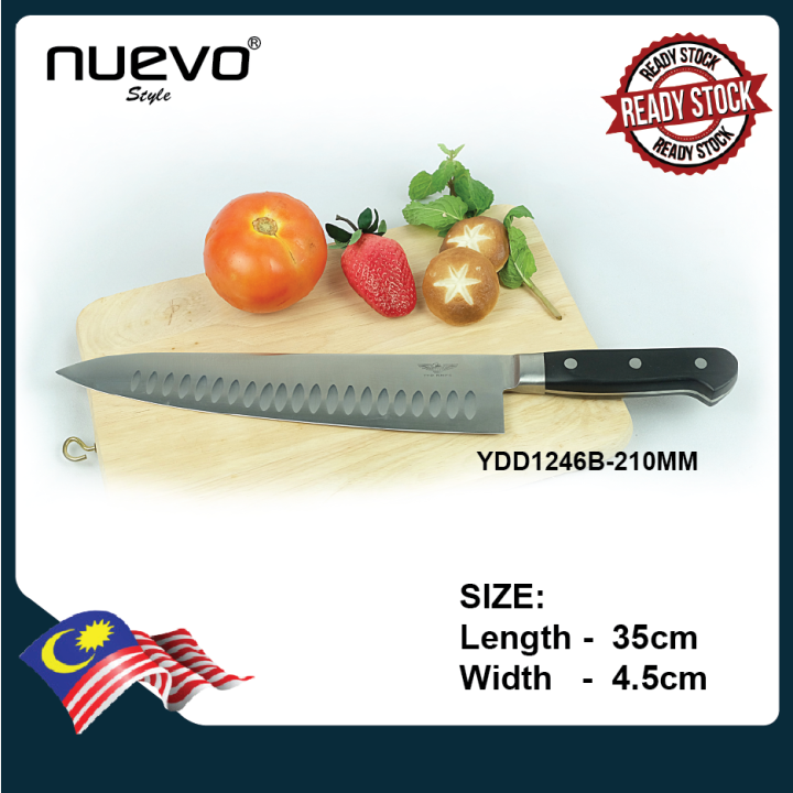 Stainless Steel Chef's knife 不锈钢厨师刀 Pisau Chef Stainless Steel | Lazada