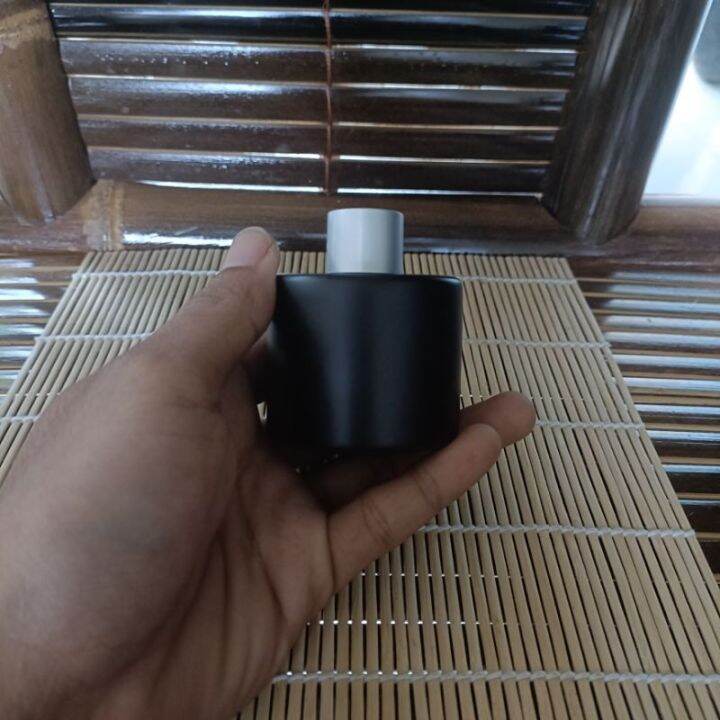 Botol reed diffuser 50ml tutup ulir silver / botol bibit parfum ...