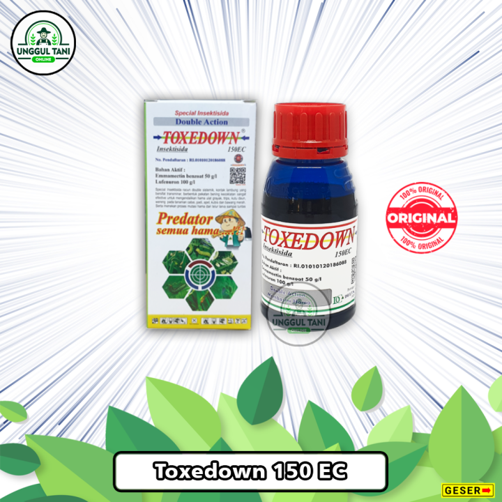 INSEKTISIDA TOXEDOWN 150 EC 250.ML RACUN ULAT/OBAT ULAT GRAYAK/RACUN ...