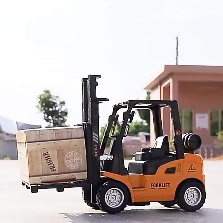 การดรอปชิป Forklift Inertia Toy Burrs-Free ฝีมือดี Fadeless Pull Back ...