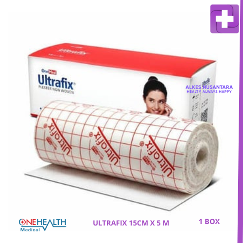 Onemed Plester Luka Anti Air Ultrafix 15 cm x 5 m Perban Plesterin ...