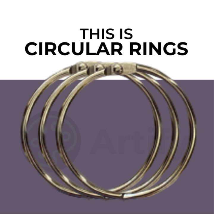Circular Ring Binder Circular Ringes Metal Binder Rings 14mm 20mm 25mm ...
