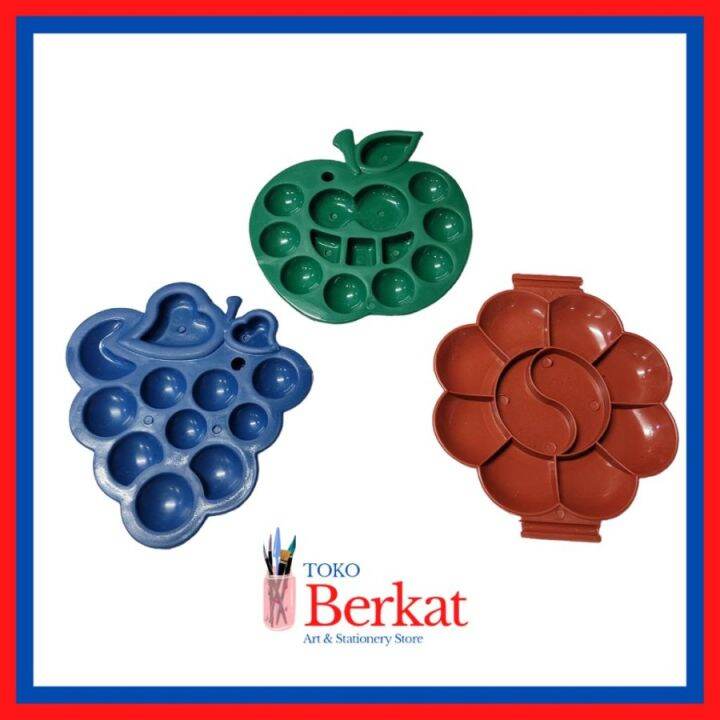 Palet Plastik Tempat Cat Air Acrylic MURAH | Lazada Indonesia