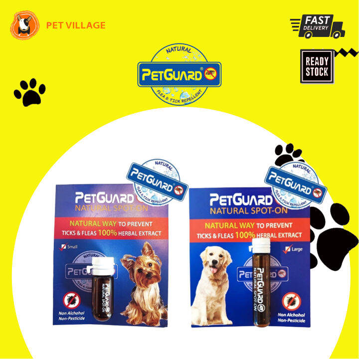 PETGUARD Natural Spot On For Dogs 2ml/5ml(Small/Large) | Lazada