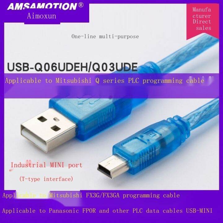 (จัดส่งฟรี)☬⑤ เหมาะสำหรับ Mitsubishi Q Series Panasonic Inovance PLC ...