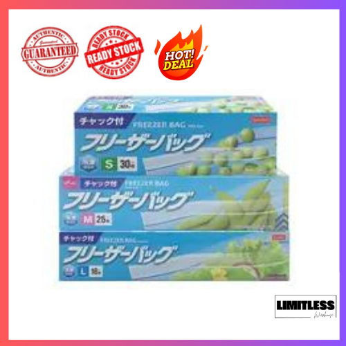 DAISO Freezer Bag With Seal S/M/L | Lazada