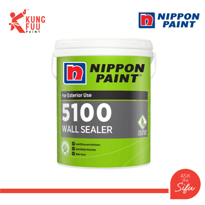 Nippon Paint 5 Litre / 18 Litre WS 5100 Wall Sealer for Exterior only | Lazada
