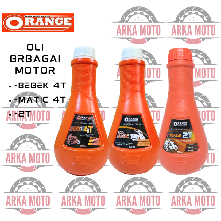 OLI MOTOR ORANGE MATIC/BEBEK/2T HARGA SATUAN | Lazada Indonesia