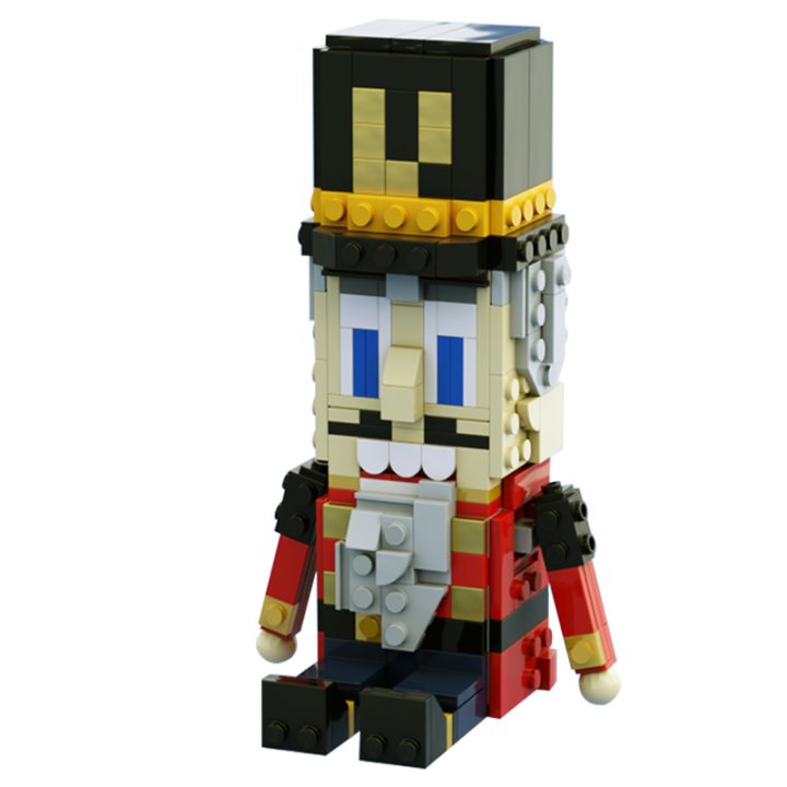 LEGO Middle Ages Army Nutcracker King Emperor Soldier Doll Royal Guard ...