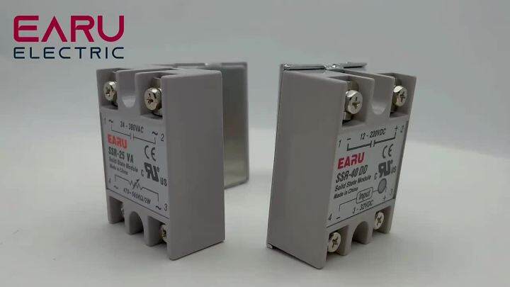 SSR-10VA SSR-25VA SSR-40VA SSR Solid State Relay Regulator AC24-380V Output Potentiometer for ...