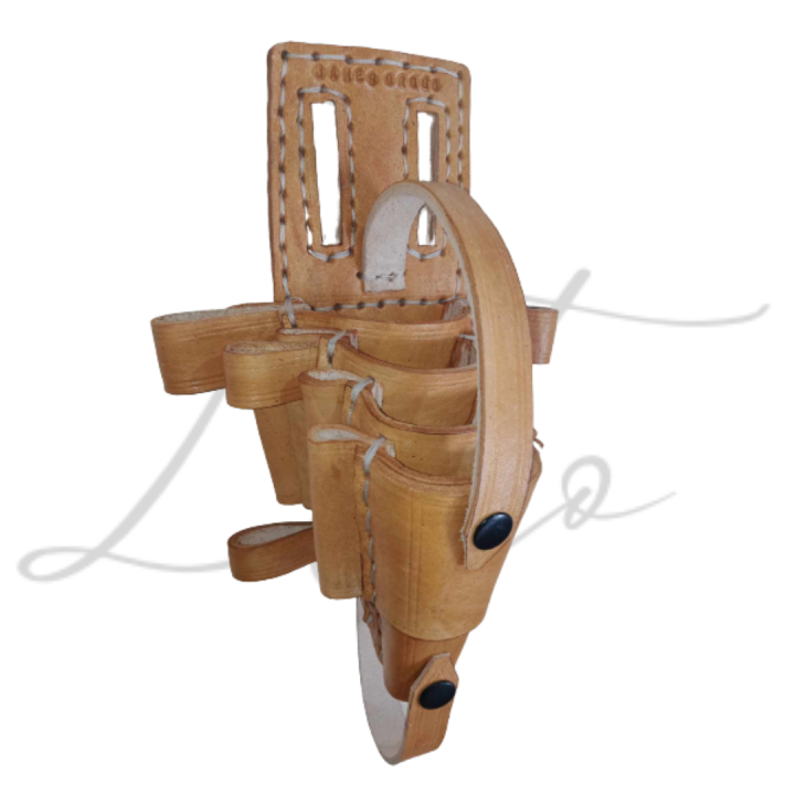 ( LITO'S LEATHER SHOP ) Pure Leather Electrician Holster (4 Layers ...