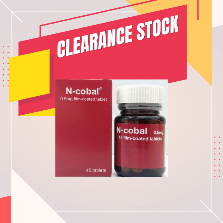 N-COBAL 0.5mg (mecobalamin 0.5mg) Vitamin for nerve (EXP: 31/7/2023) | Lazada