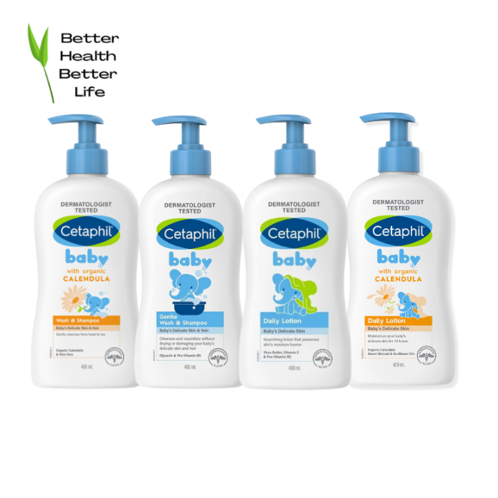 Cetaphil Baby Gentle Wash And Shampoo With Glycerin And Panthenol 400ml ...