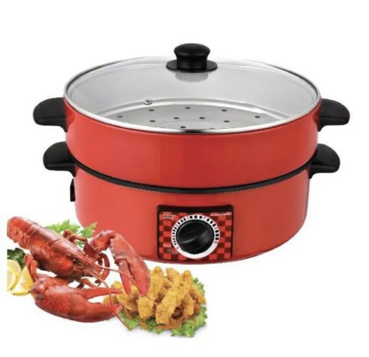 SMARTHOME flying PAN ELECTORNIC หม้อเอนกประสงค์ กระทะไฟฟ้า เคลือบ กระทะ ...