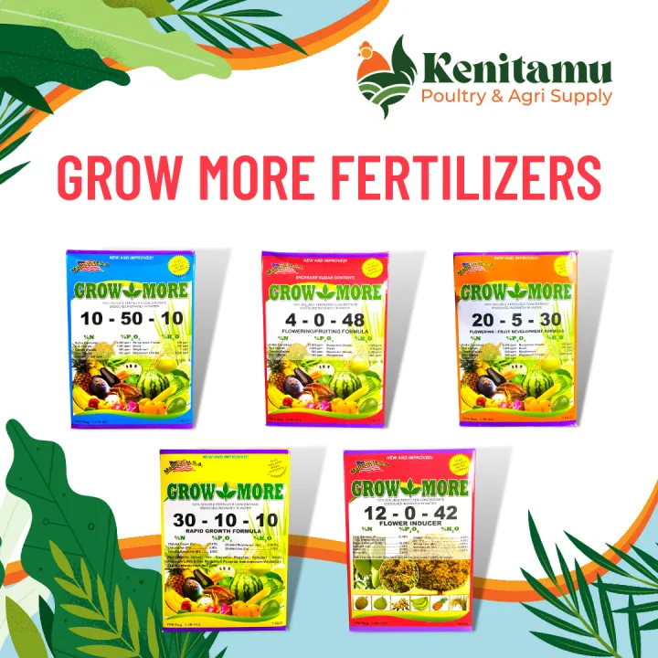 GROW MORE FERTILIZERS BY: SAGREX CORP. FOR PLANT CARE AND CROPS/ FAST ...