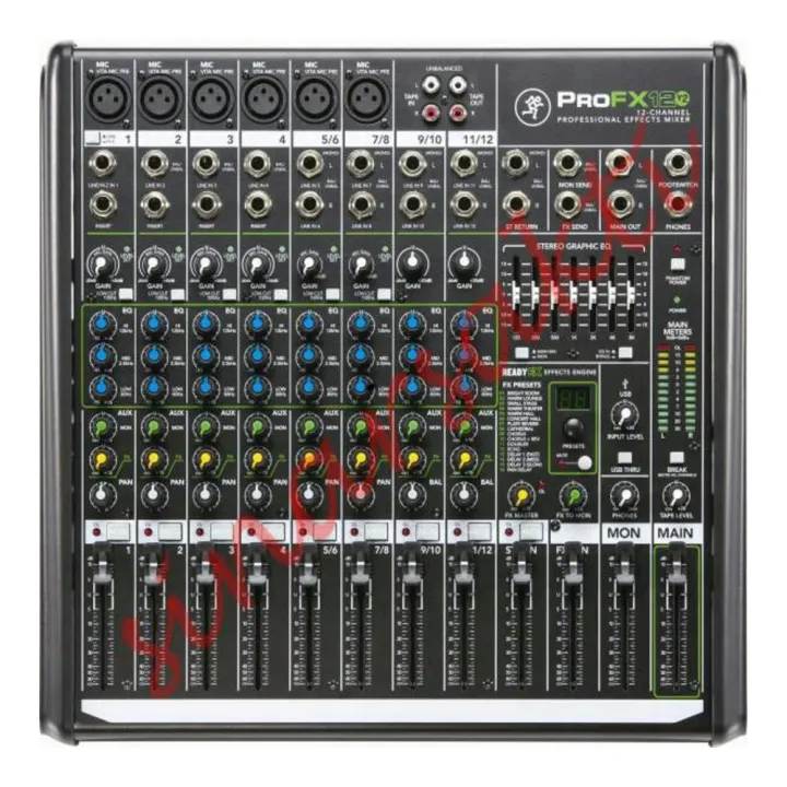 Mixer Mackie Pro FX 12 v2 ( 12 channel ) ORIGINAL | Lazada Indonesia