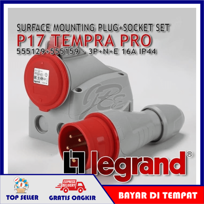 Legrand Plug Industri Surface Socket Set 5 Pin 16A IP44 | Lazada Indonesia