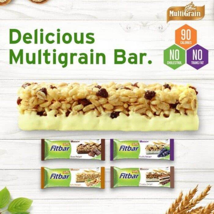 Fitbar Multigrain 22gram Fitbar Healthy Snack Cemilan Sehat | Lazada ...