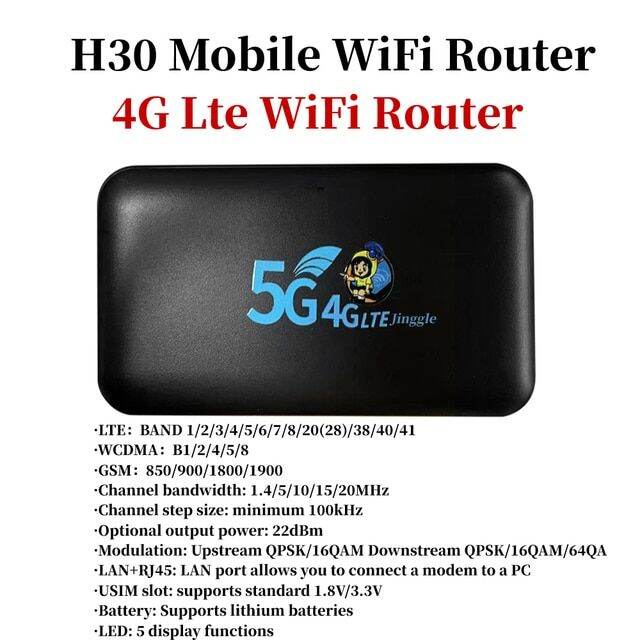 4G/5G Mobile Wifi Hotspots Pocket Wireless WiFi Router CAT4 150Mbps WiFi Mobile Router Sim Card ...