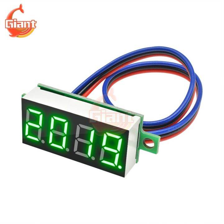 DC 0-100V 0.36 Inch Mini Digital Voltmeter Volt Voltage Meter LED Panel ...