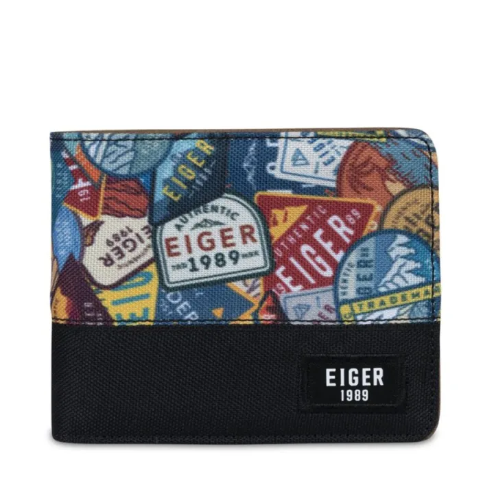 Dompet Eiger Original Flecken Landscape Wallet - Hitam | Lazada Indonesia