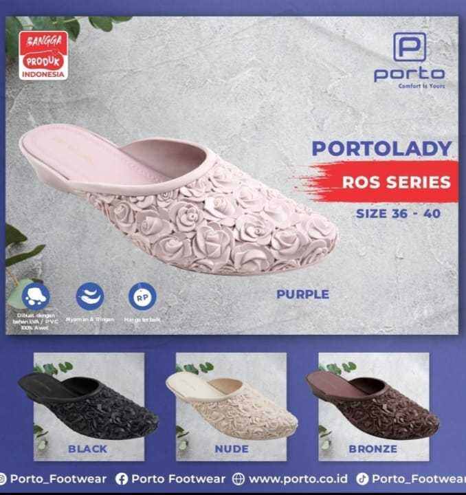sandal selop wanita Porto Lady rose / sandal selop porto terbaru/sandal selop porto/sandal porto ...