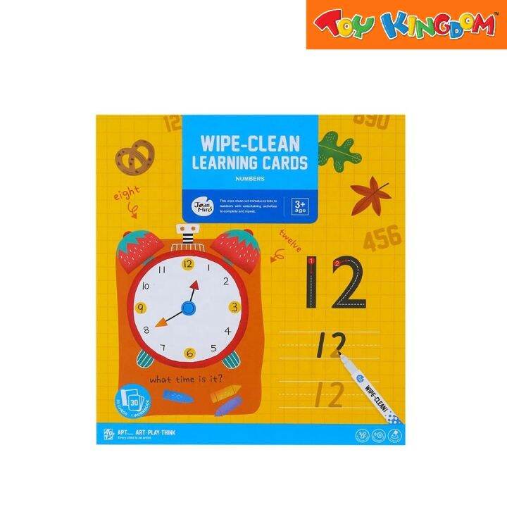 Joan Miro Numbers Wipe-Clean Learning Cards | Lazada PH
