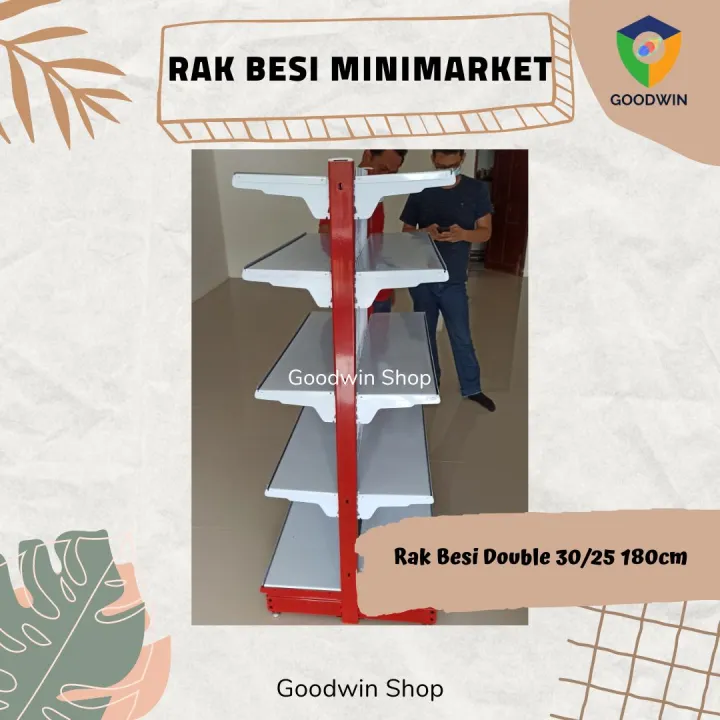Rak Supermarket.Rak Swalayan.Rak Toko.Rak Besi Double Shelving.Rak ...