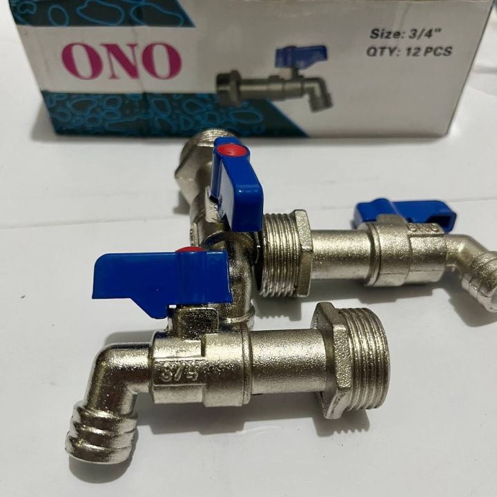 KRAN KERAN AIR BESI TEMBOK GAGANG BIRU MODEL ONDA (MERK ONO) 1/2 dan 3/4 INCH | Lazada Indonesia