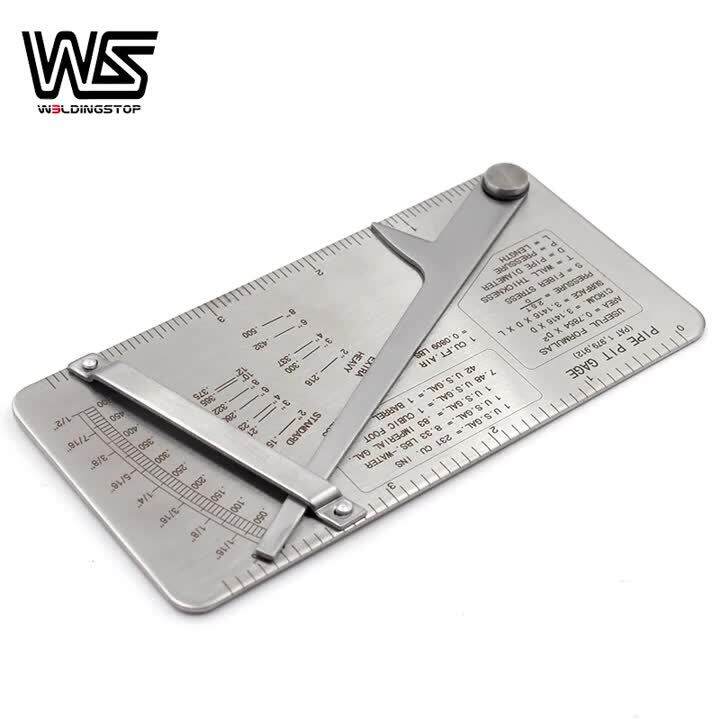pit welding gauge gage Test Ulnar Weld line Concave Inspection ruler ...
