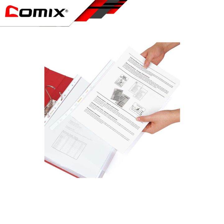 Comix PP Clear Refill A4 size, 30 holes | Lazada PH
