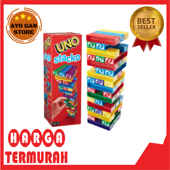 Mainan UNO Stacko | UNO Balok Family Game | Lazada Indonesia