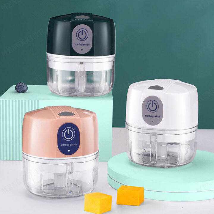 mengkai เครื่องบดกระเทียมไฟฟ้าสำหรับใช้ในการปรุงอาหารในบ้าน | Lazada.co.th