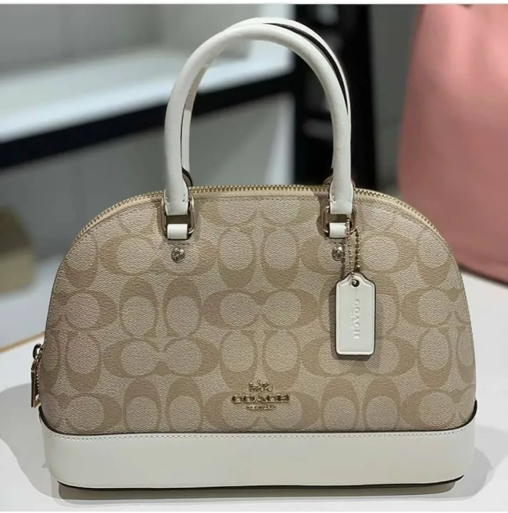 Guaranteed Authentic Coach Mini Sierra Satchel In Signature Canvas ...