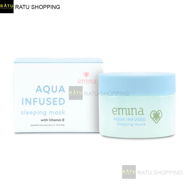 EMINA Aqua Infused Sleeping Mask 30 g - Masker - Skincare | Lazada ...