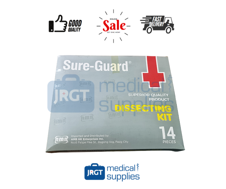 Sure-Guard Dissecting Kits (Dissecting - 14pcs / Minor - 16pcs) | Lazada PH