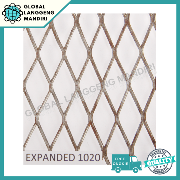 EXPANDA BESI / EXPANDED METAL 1.2MX2.4M LEMBARAN DEKORASI | Lazada Indonesia
