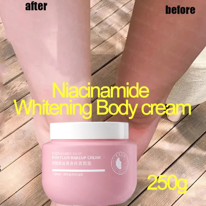 Premium Niacinamide Whitening Body cream 250g Rapid Skin Bleaching Cream Body Whitening Cream ...
