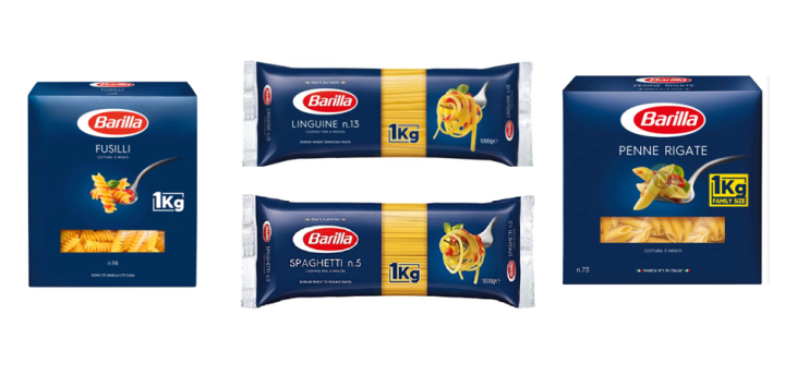 BARILLA Pasta Range 1KG ( Linguine / Fusilli / Penne Rigate / Spaghetti ...
