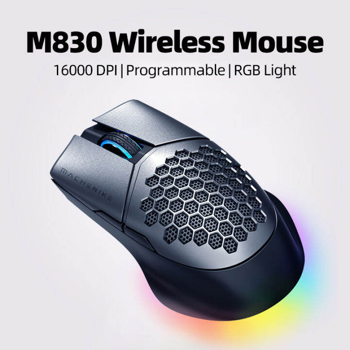 Machenike M8 Gaming Mouse Wireless RGB Mouse Rechargeable 85g Laptop ...